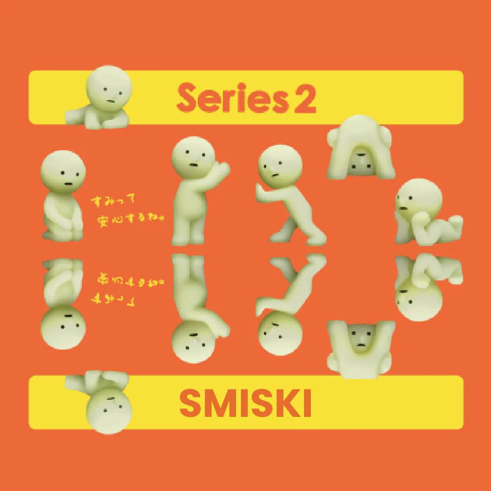 Smiski Series 2 Collection - Smiski Hippers U.S.A.