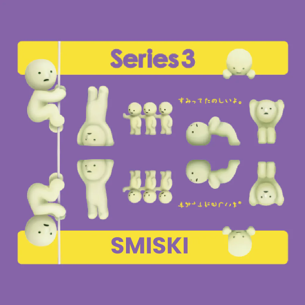 Smiski Series 3 Collection - Smiski Hippers U.S.A.